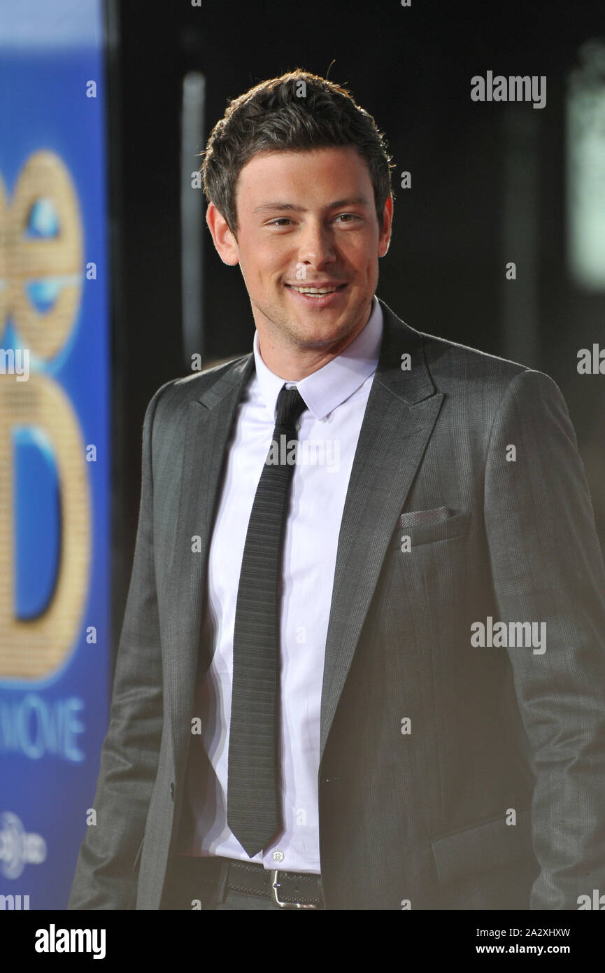 LOS ANGELES, CA. August 06, 2011: Cory Monteith at the world premiere ...