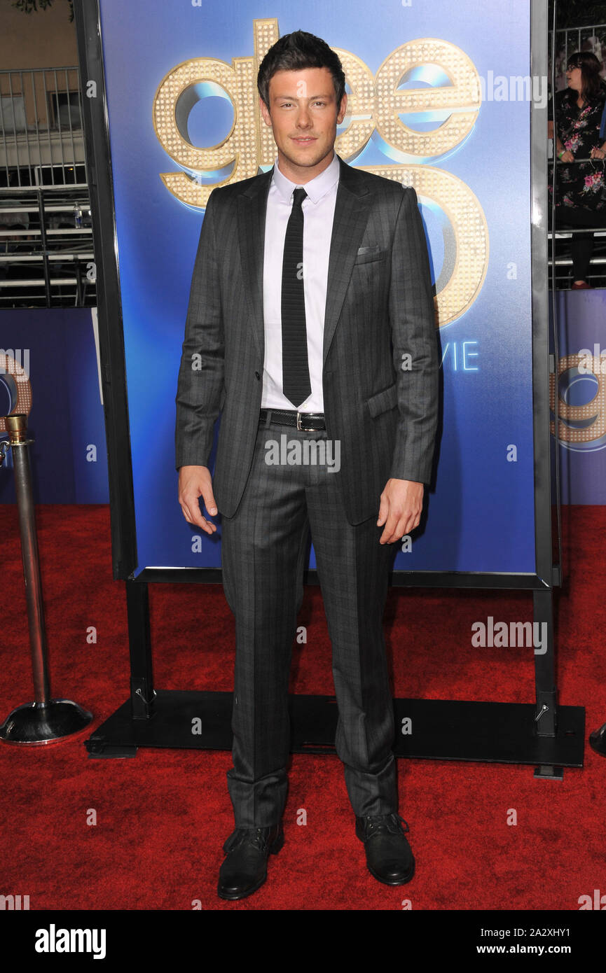 LOS ANGELES, CA. August 06, 2011: Cory Monteith at the world premiere ...