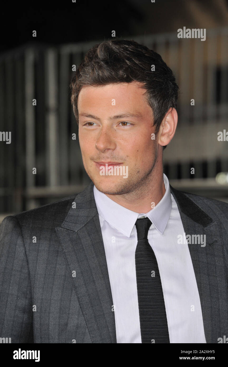 LOS ANGELES, CA. August 06, 2011: Cory Monteith at the world premiere ...