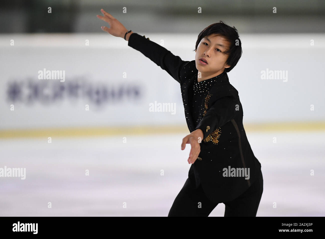 Fang-Yi LIN from Taipei, perform in short program at ISU Junior Grand ...