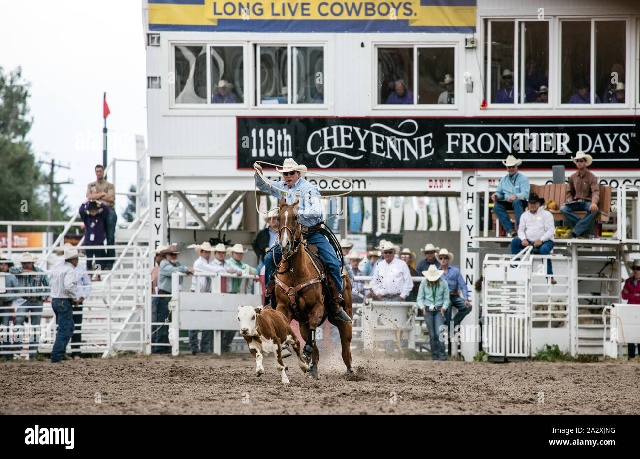 Cheyenne frontier days rodeo hi-res stock photography and images - Alamy