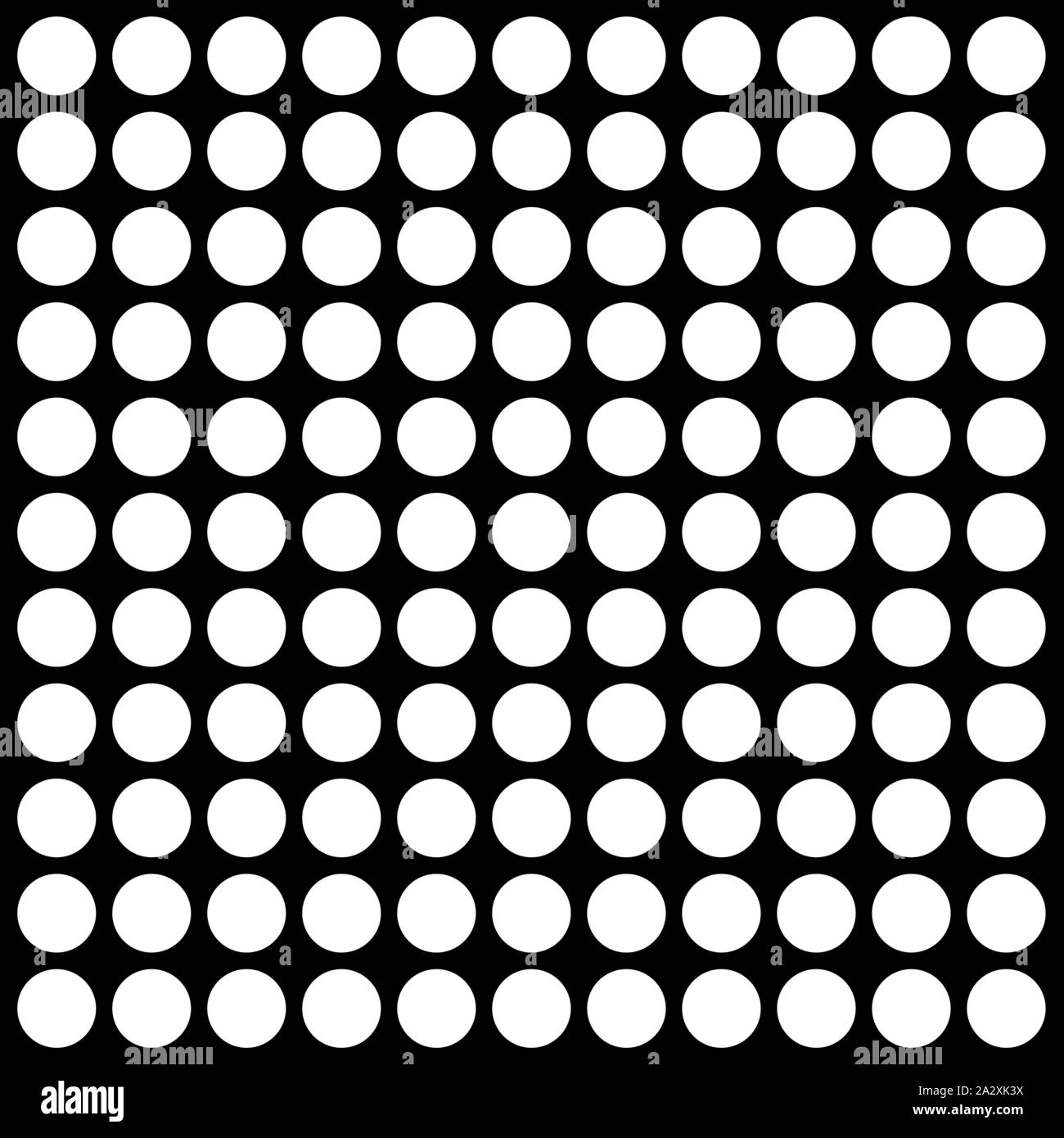 White circle round point on Black background design for pattern ...