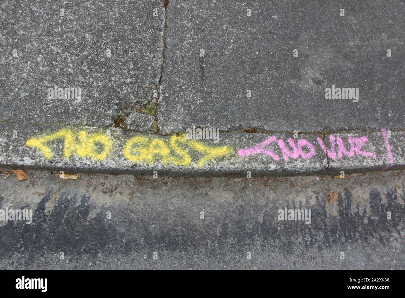 Street maintenance road markings Stock Photo - Alamy