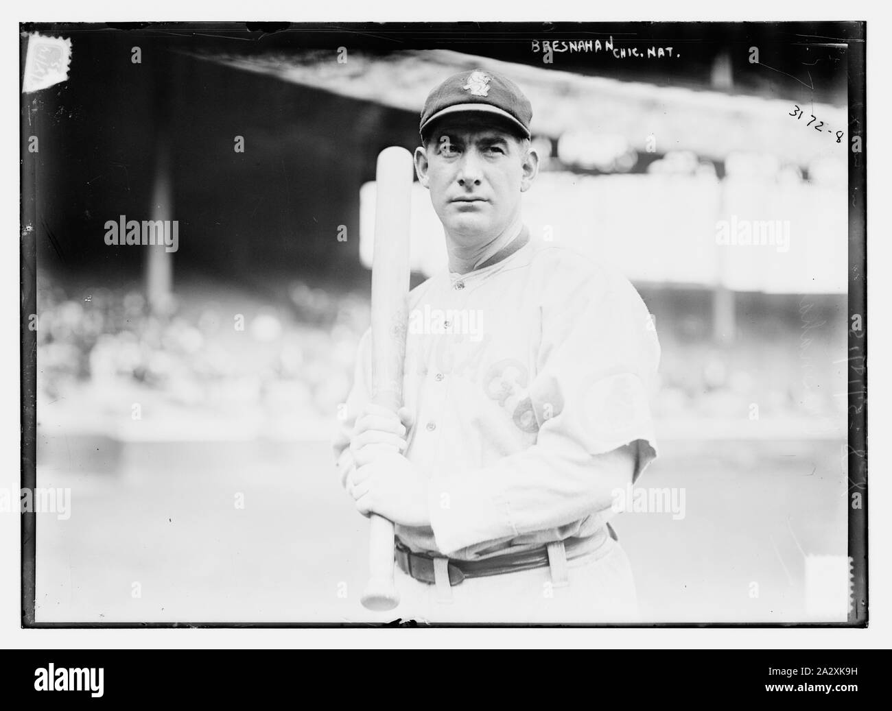 Roger Bresnahan, Chicago NL (baseball Stock Photo - Alamy