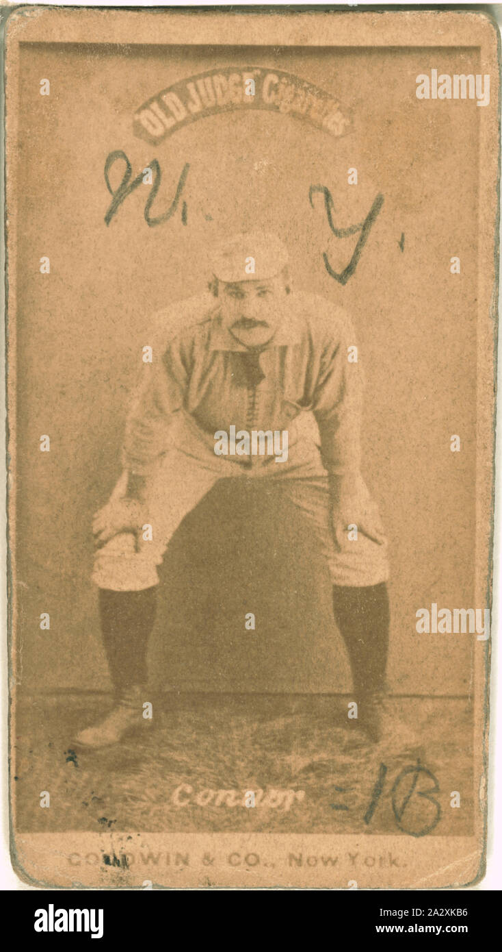 Roger Connor, New York Giants, baseball card portrait Stock Photo - Alamy