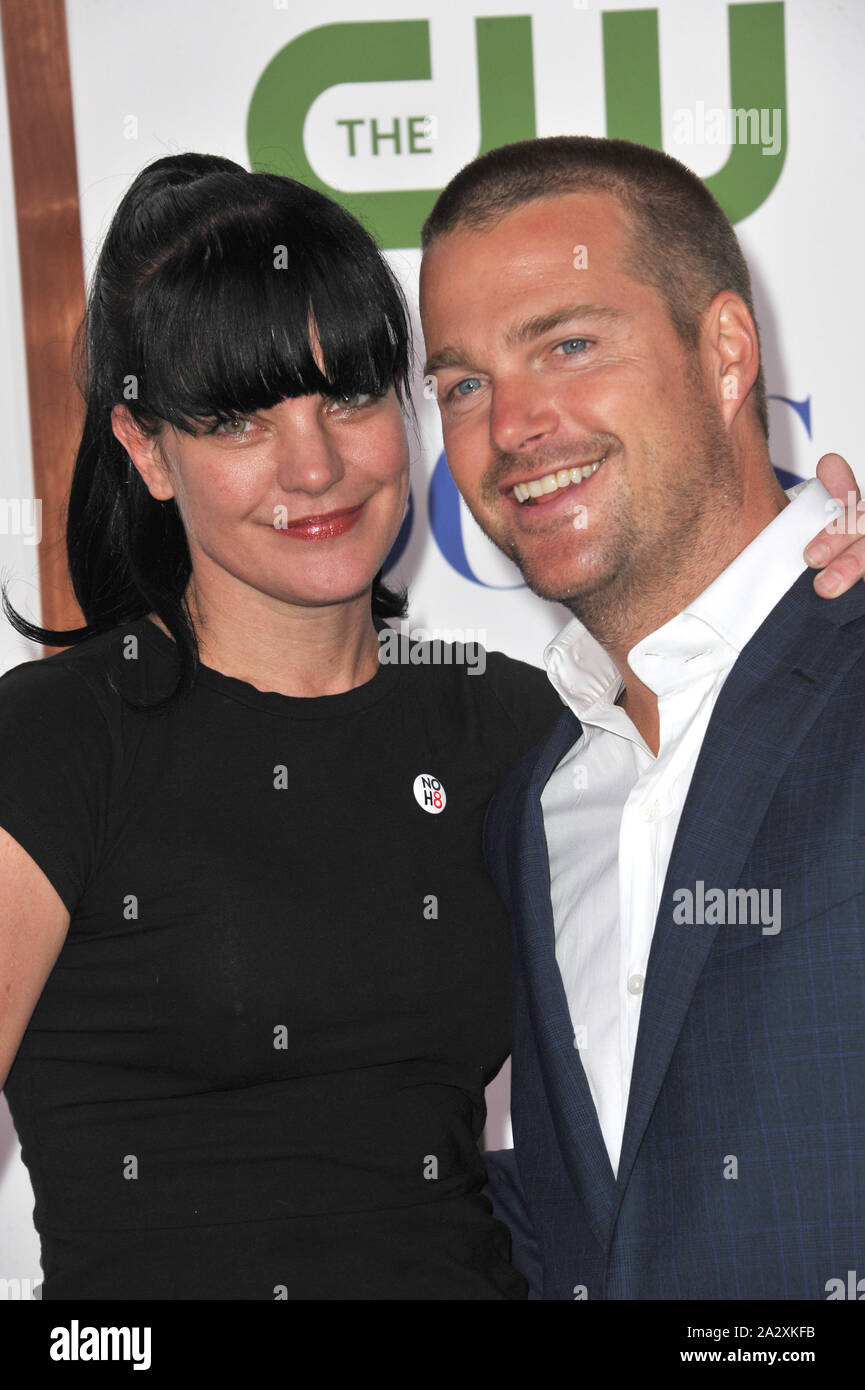 LOS ANGELES, CA. August 03, 2011: Pauley Perrette & Chris O'Donnell at ...