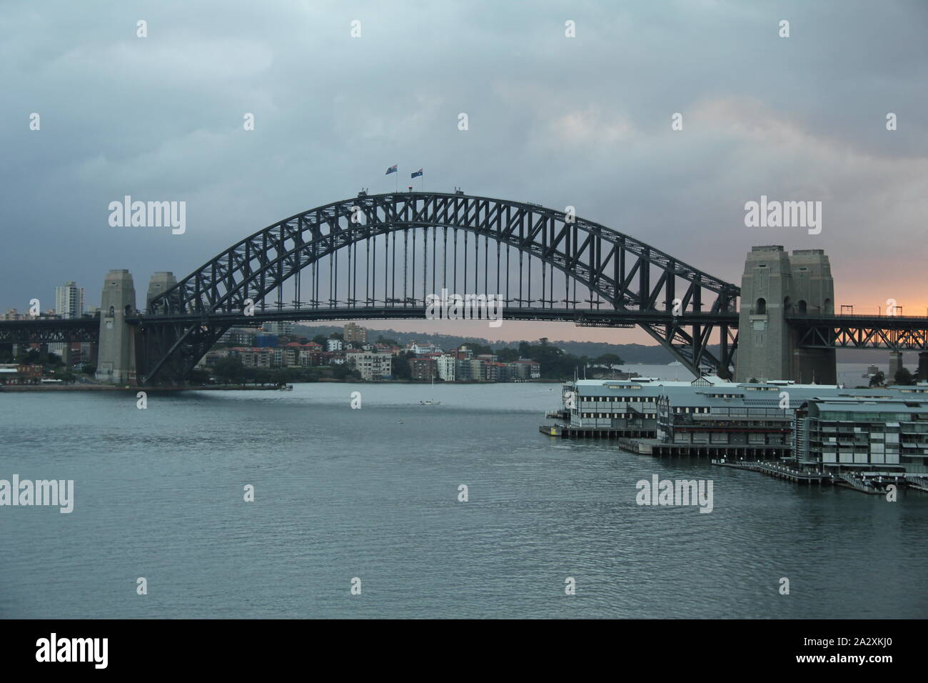 Sydney harbour bridge aerial hi-res stock photography and images - Alamy