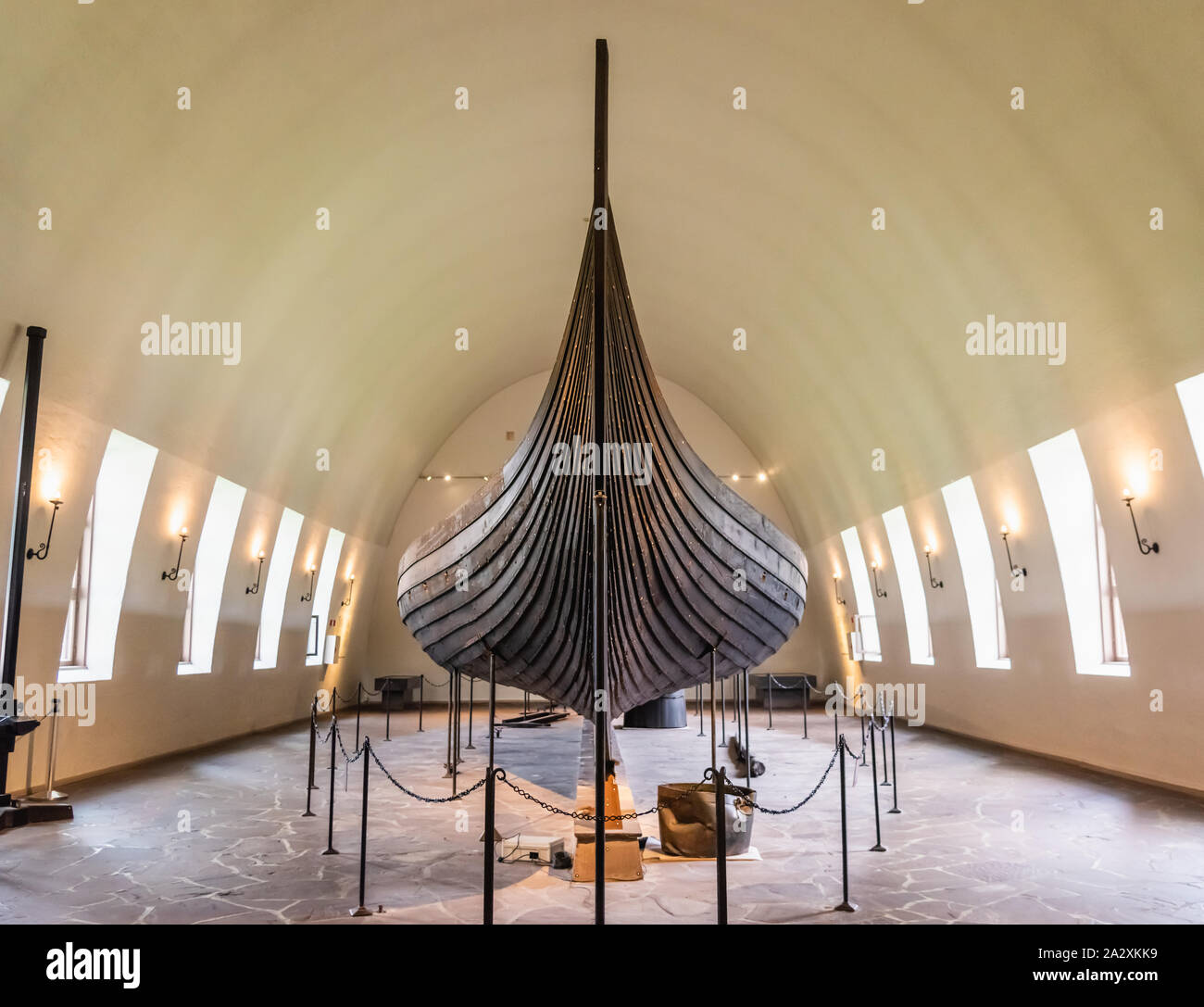 OSLO, NORWAY - Aug 28, 2019: Viking Ship Museum is located at Bygdoy ...