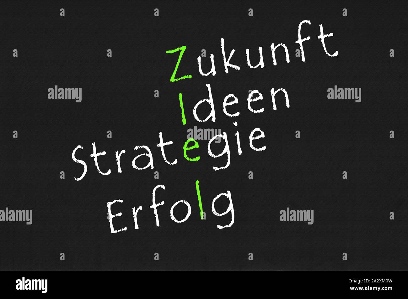 Target board words Stock Photo - Alamy