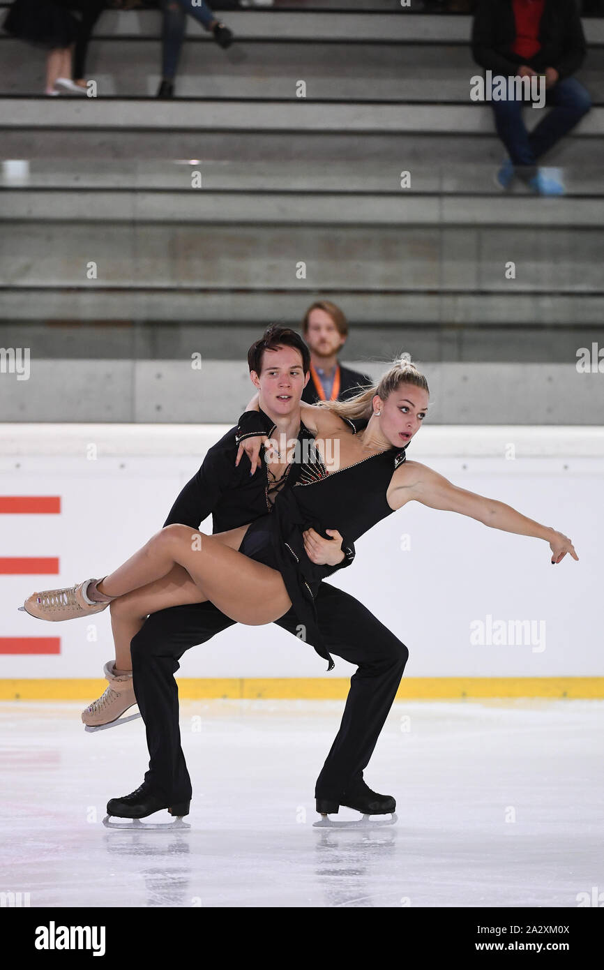 Francesca RIGHI & Aleksei DUBROVIN, from Italy, perform in Rhythm Dance ...