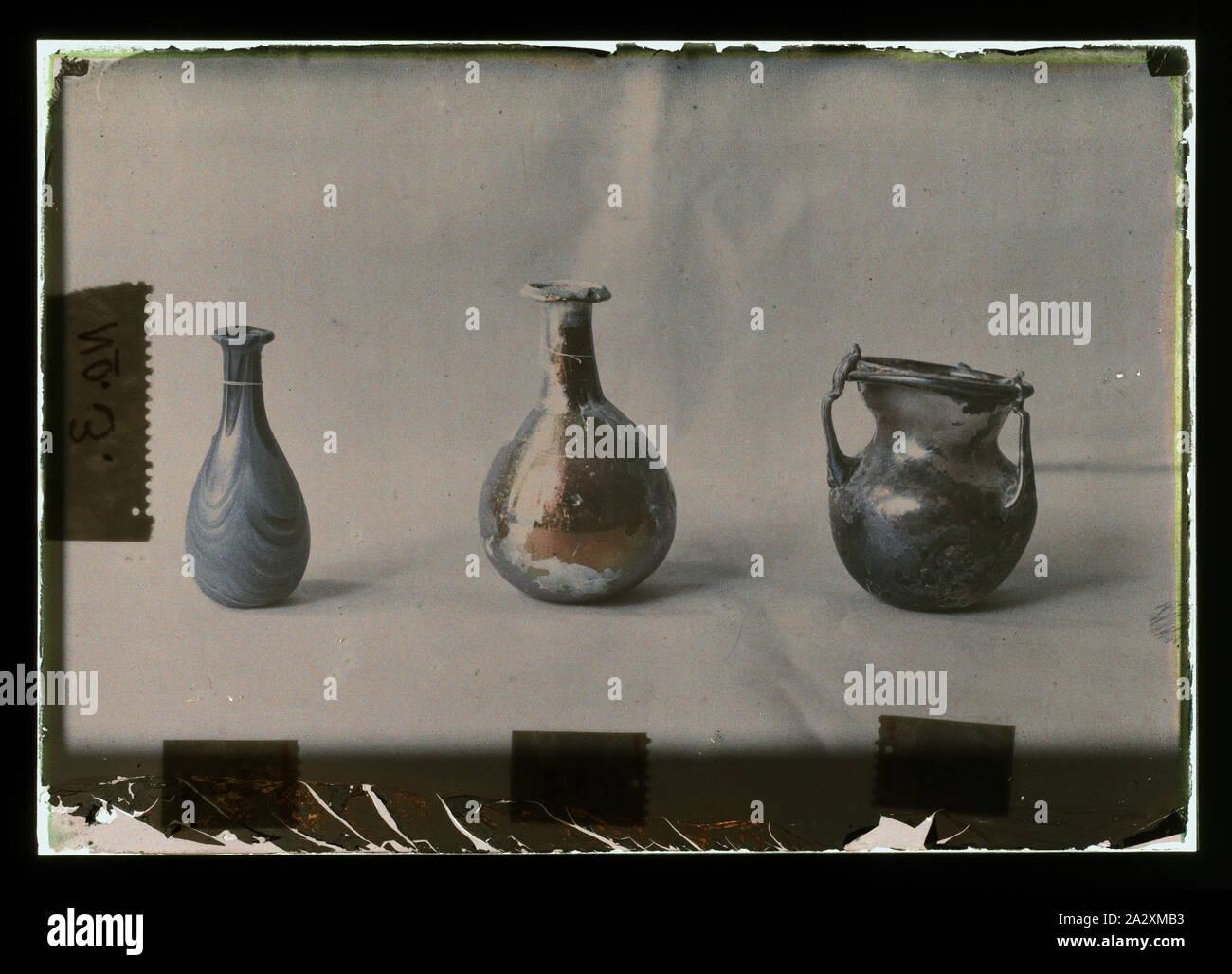 Roman antique glass. Color Stock Photo - Alamy