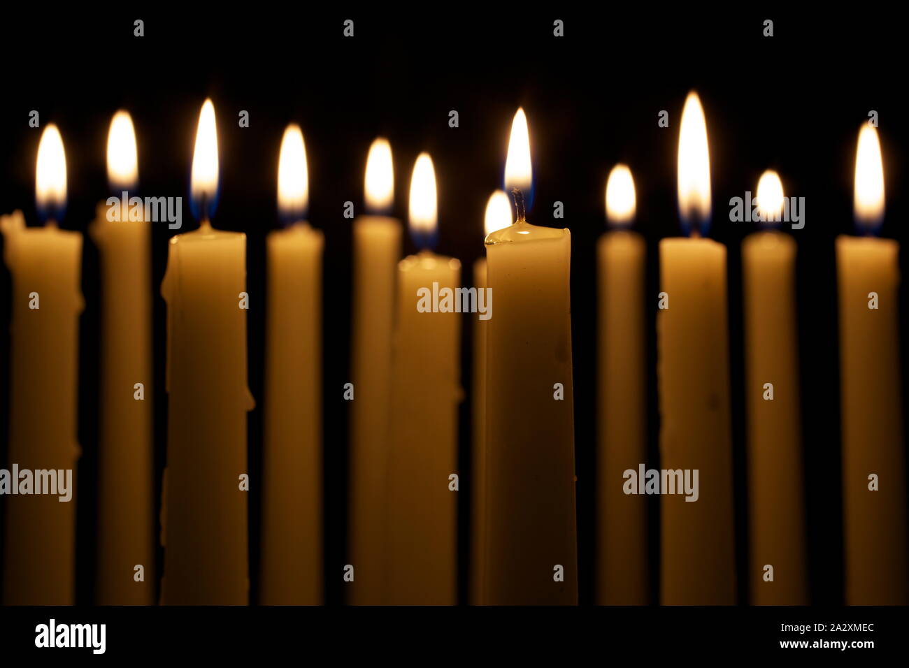 Tall church candles hi-res stock photography and images - Alamy