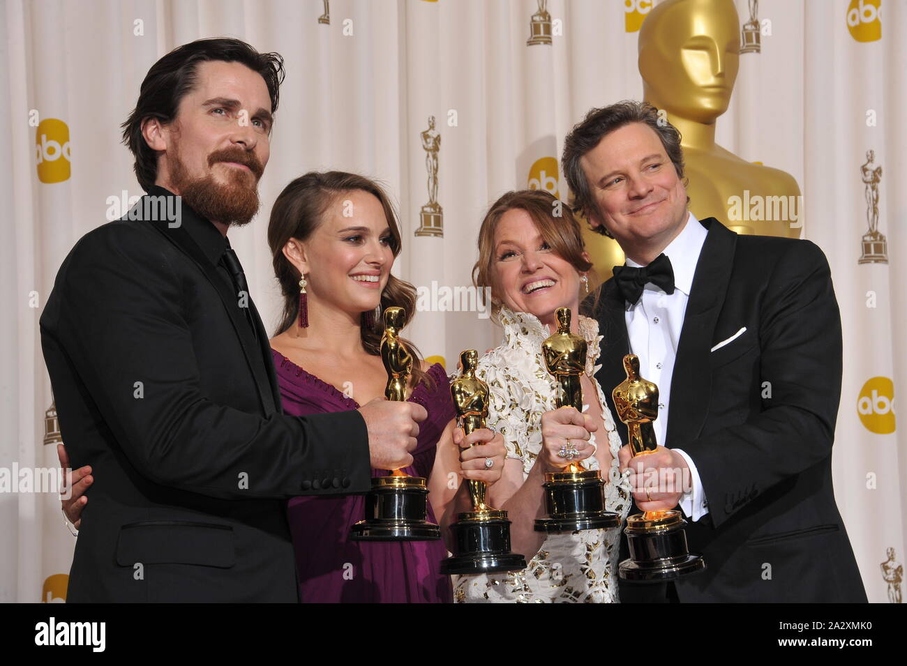 LOS ANGELES, CA. February 27, 2011: Christian Bale & Natalie Portman ...
