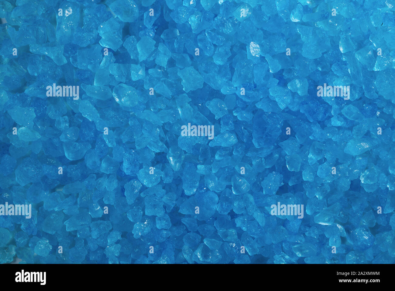 A close up of blue crystal rocks Stock Photo - Alamy