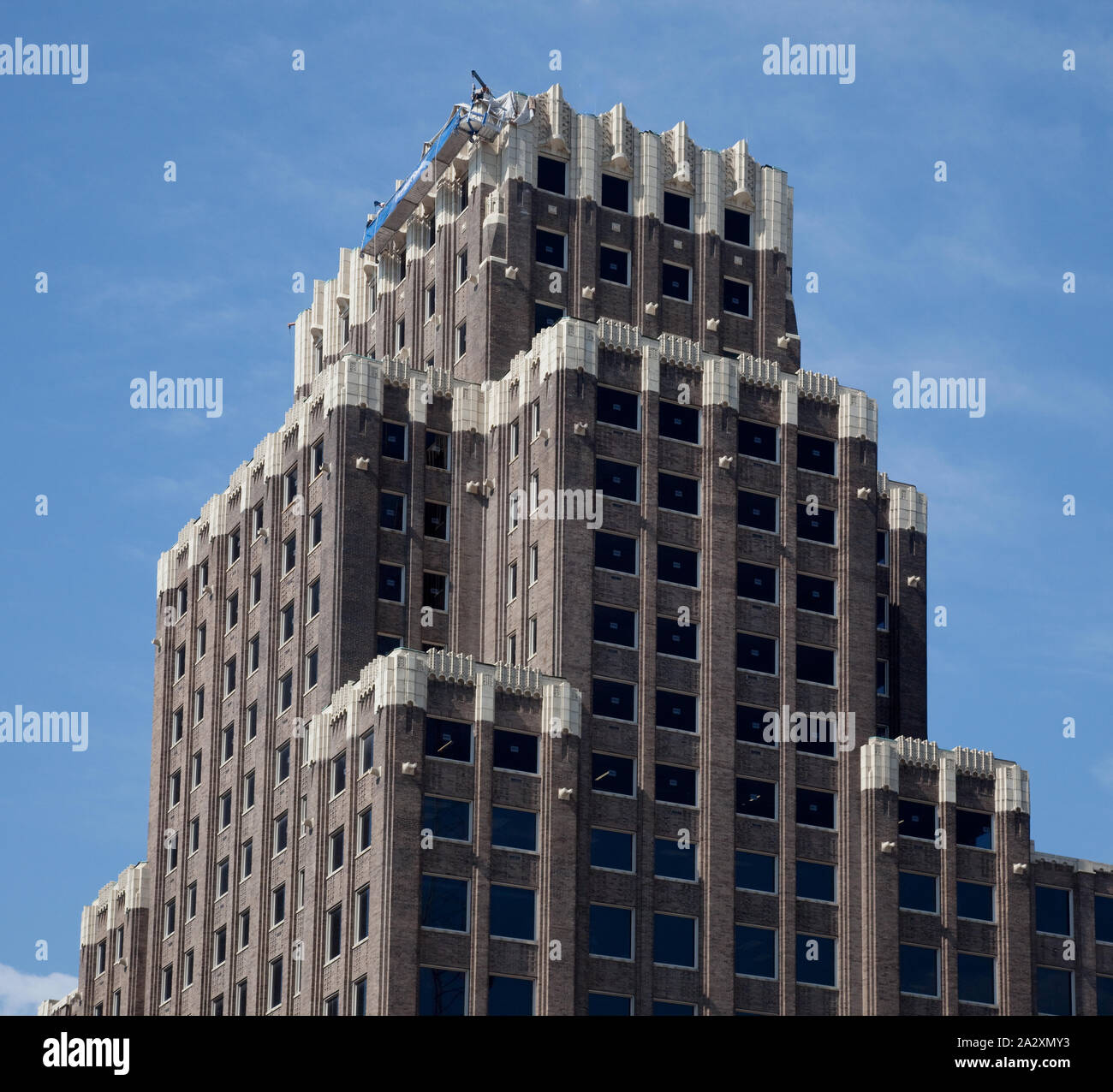 Rooftop detail, National Archives, St. Louis, Missouri Stock Photo - Alamy