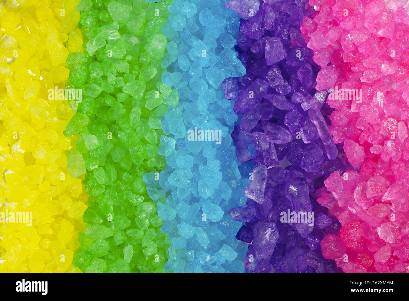 A close up of a rainbow of rocks Stock Photo - Alamy