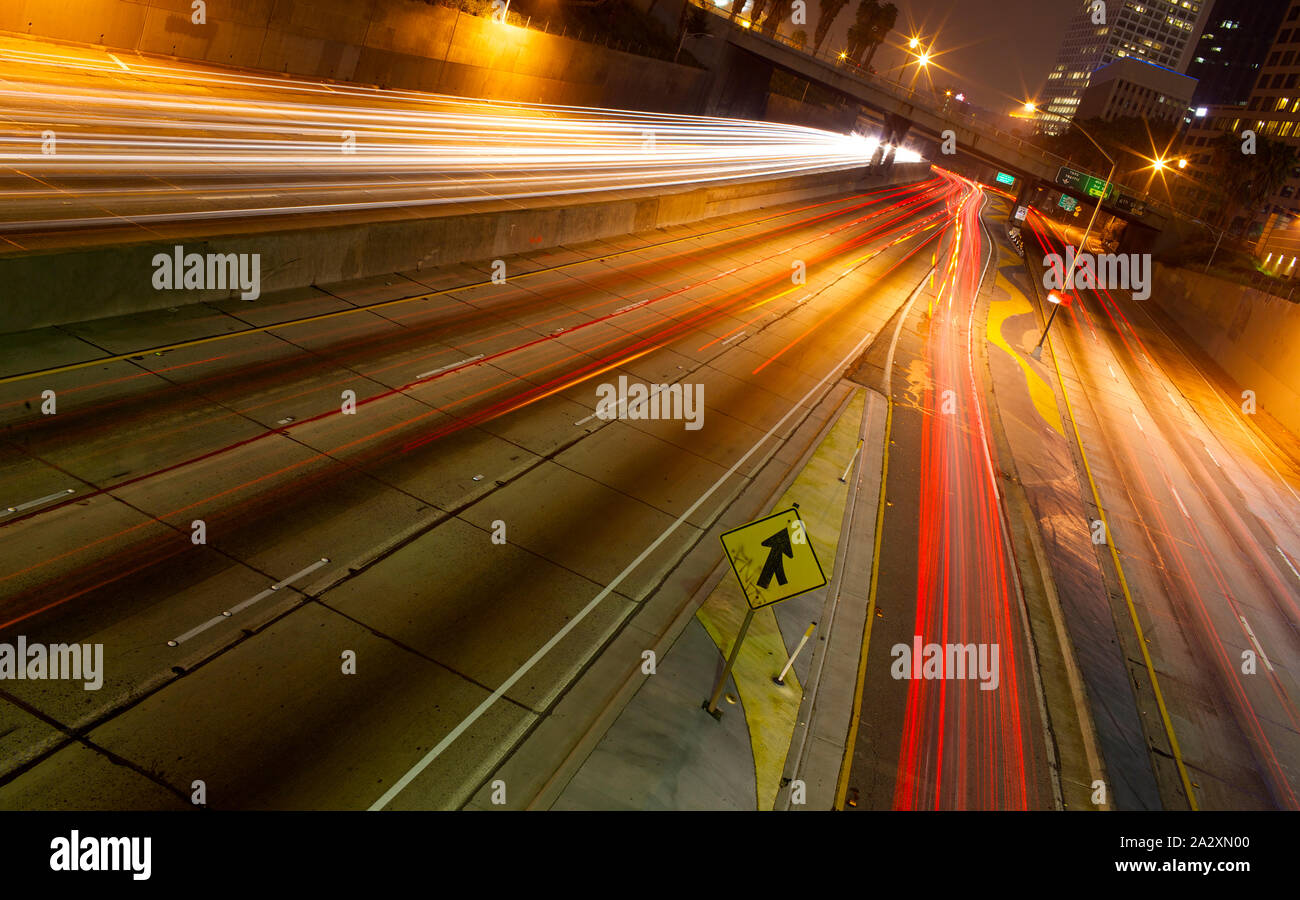 Highway overpass in los angeles hi-res stock photography and images - Alamy