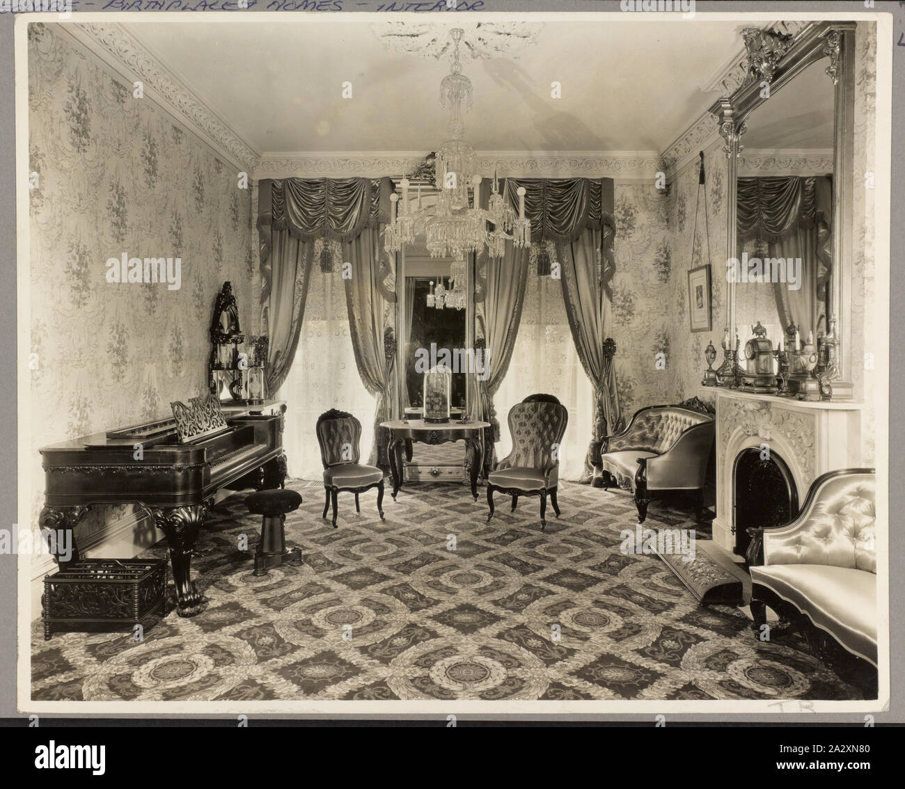 Roosevelt House, New York. Parlor Stock Photo - Alamy