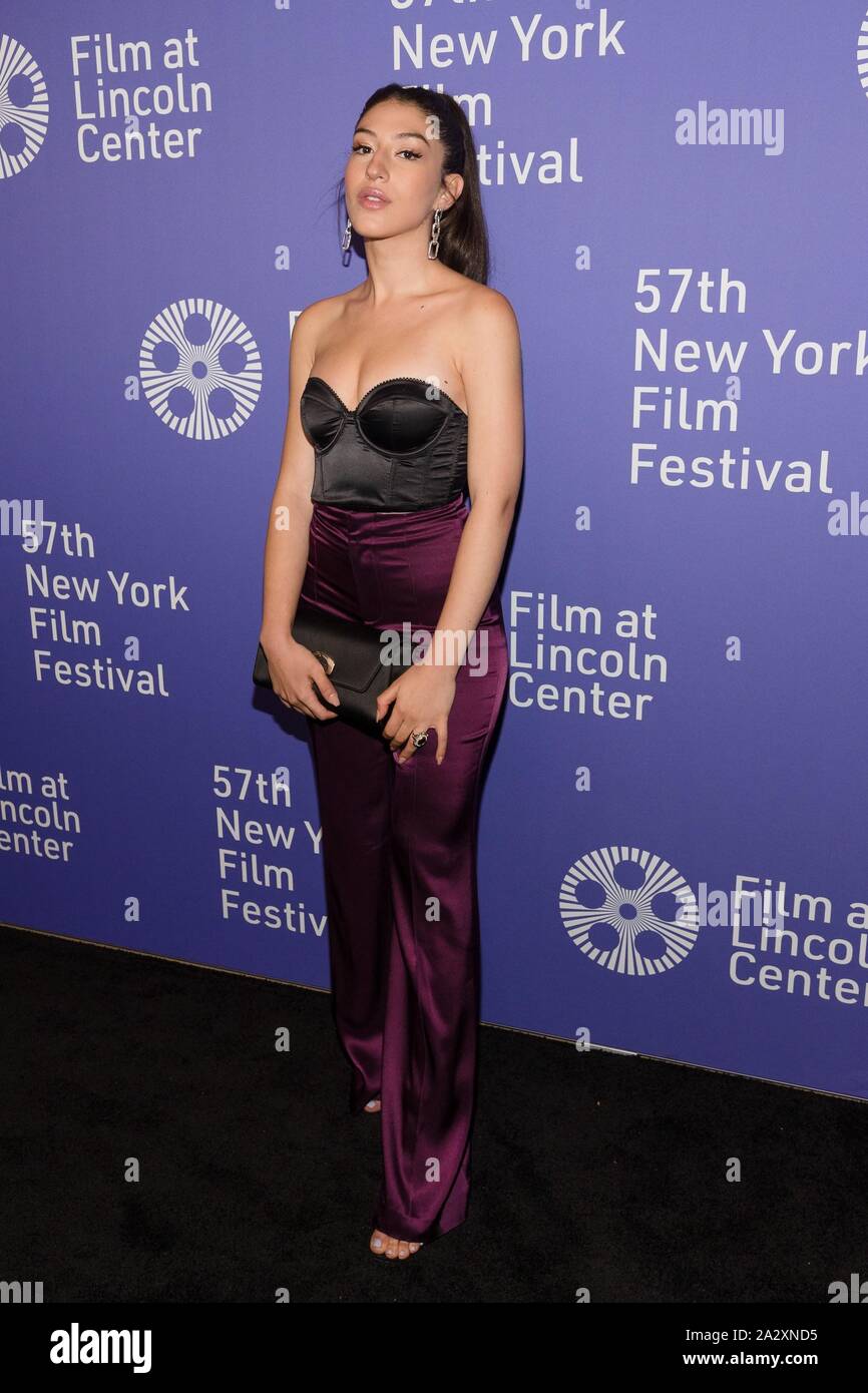 New York, NY, USA. 3rd Oct, 2019. Noa Fisher at arrivals for UNCUT GEMS ...