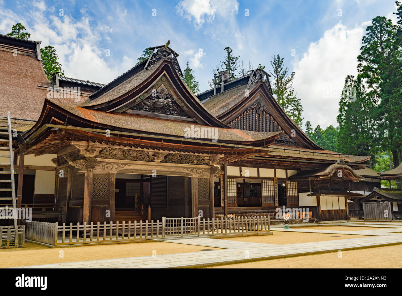 Wakayama, Japan - 24 July 2019: Majestic ancient wooden architecture of ...