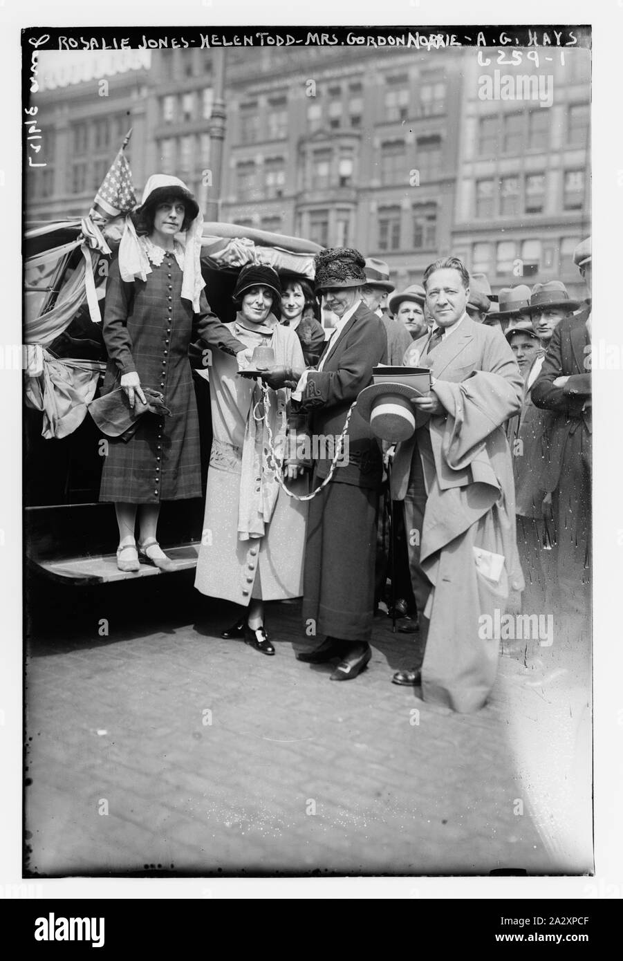 Rosalie Jones, helen Todd, Mrs. Gordon Norrie, A.G. Hayes Stock Photo ...