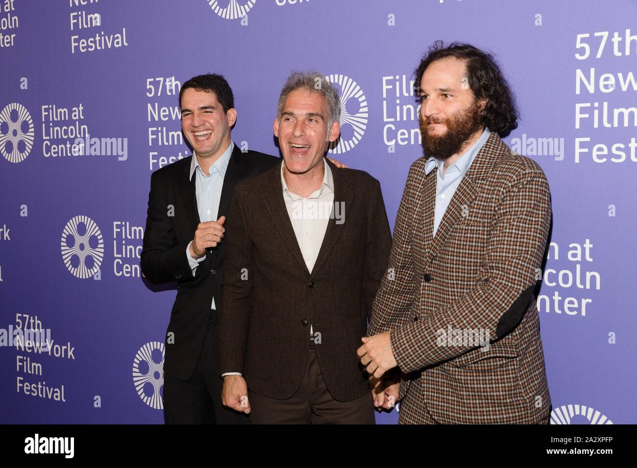 New York, NY, USA. 3rd Oct, 2019. Benny Safdie, Ronnie Bronstein, Josh ...