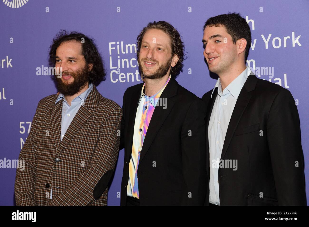 New York, NY, USA. 3rd Oct, 2019. Josh Safdie, Ronnie Bronstein, Benny ...