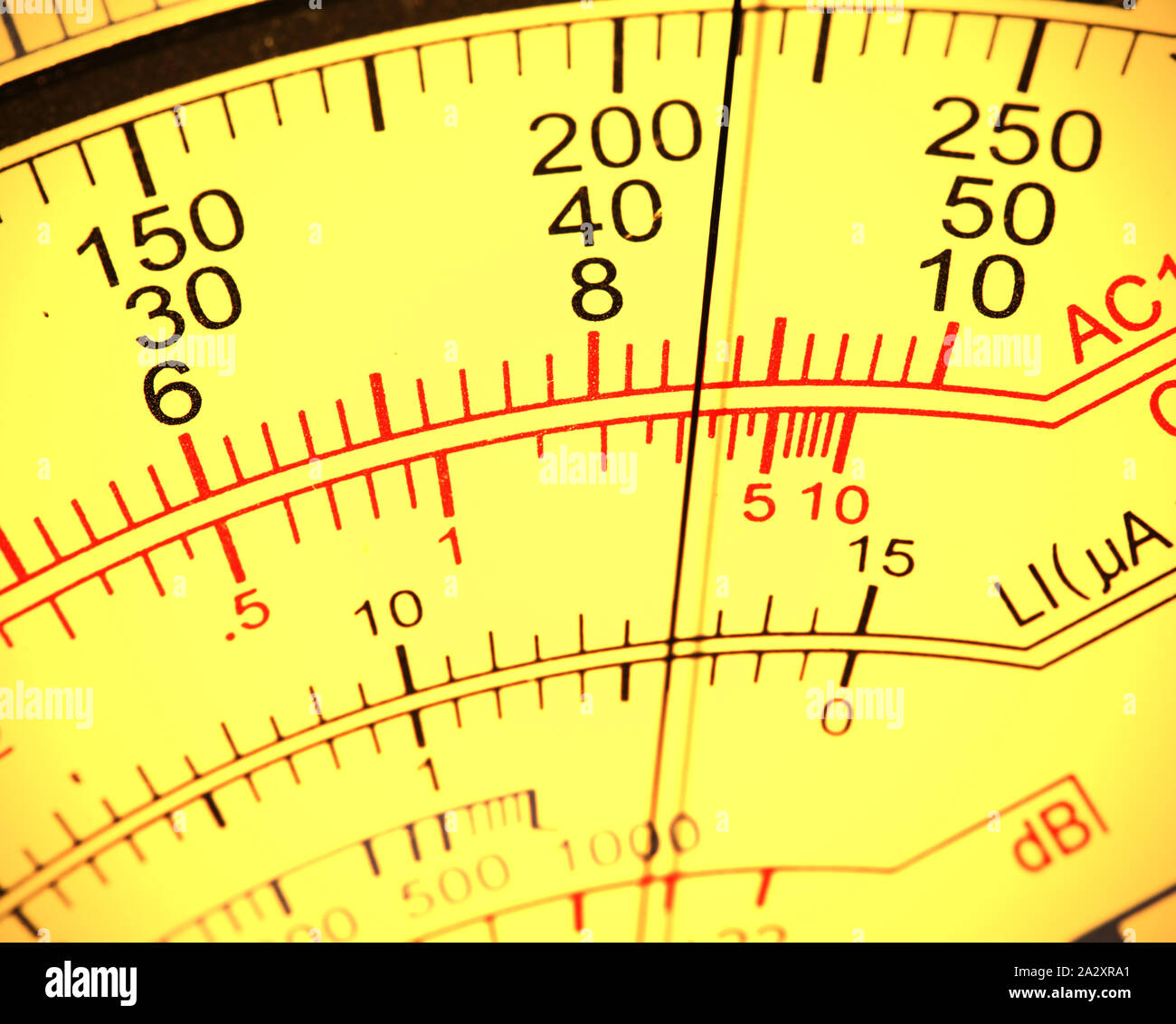 Electric multi meter close up shot Stock Photo - Alamy