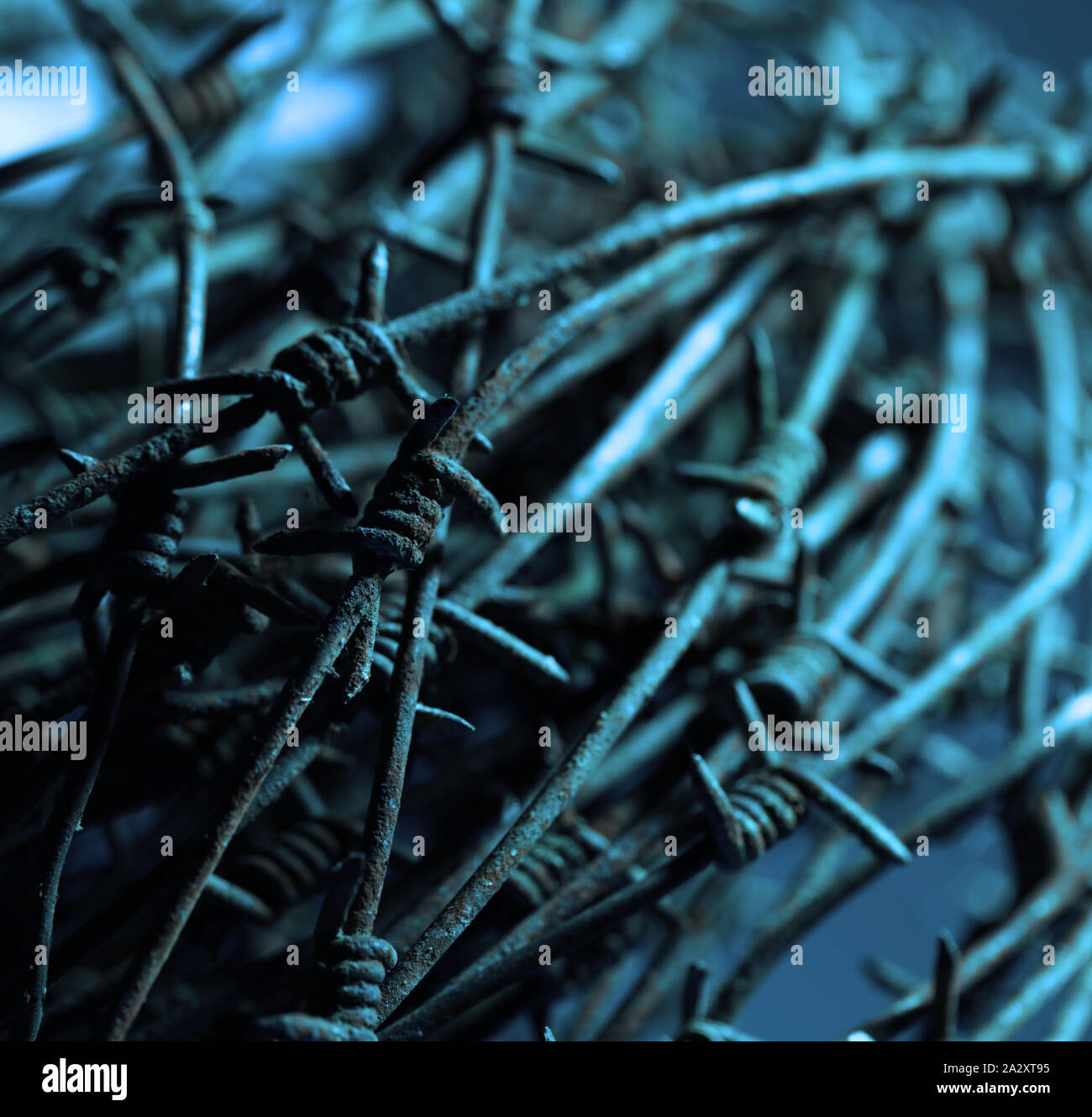 Barbed wire wrap hi-res stock photography and images - Alamy