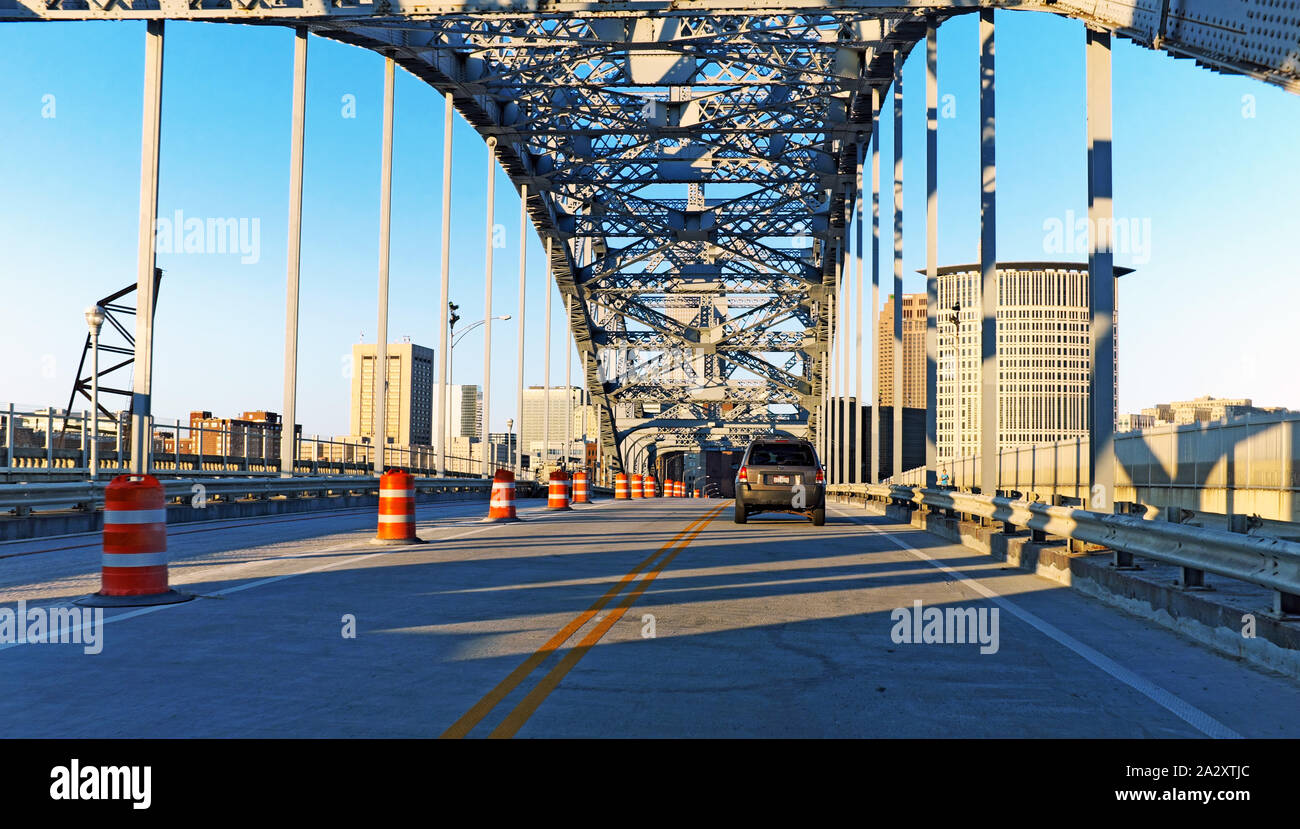 Superior detroit bridge cleveland ohio hi-res stock photography and ...
