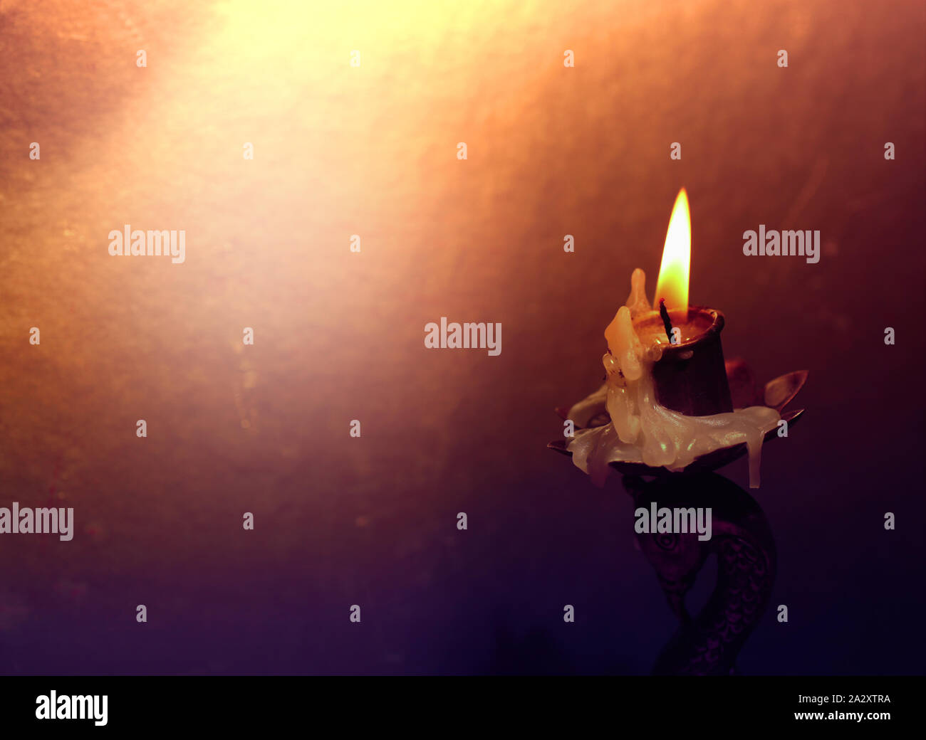 Ignited candle hi-res stock photography and images - Alamy