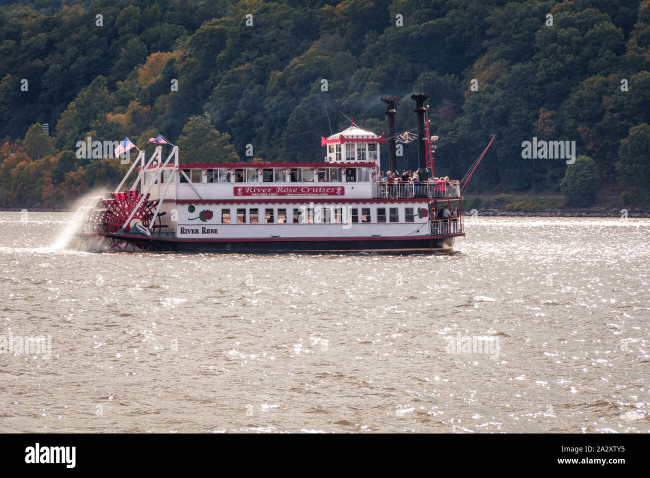 Cold Spring, NY, September 24, 2019: River Rose, a Mississippi Paddle ...