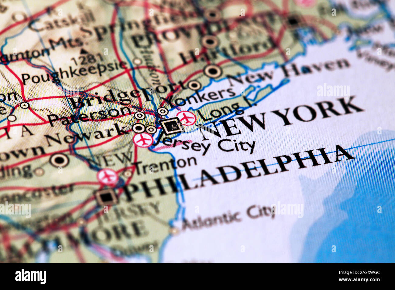 Map New York city Stock Photo - Alamy