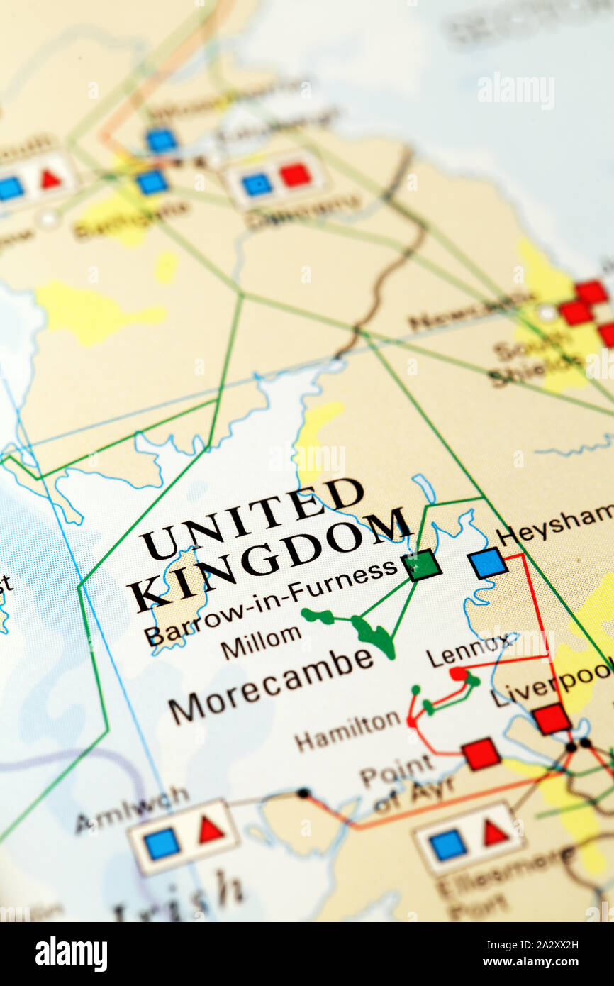 England on atlas world map Stock Photo - Alamy