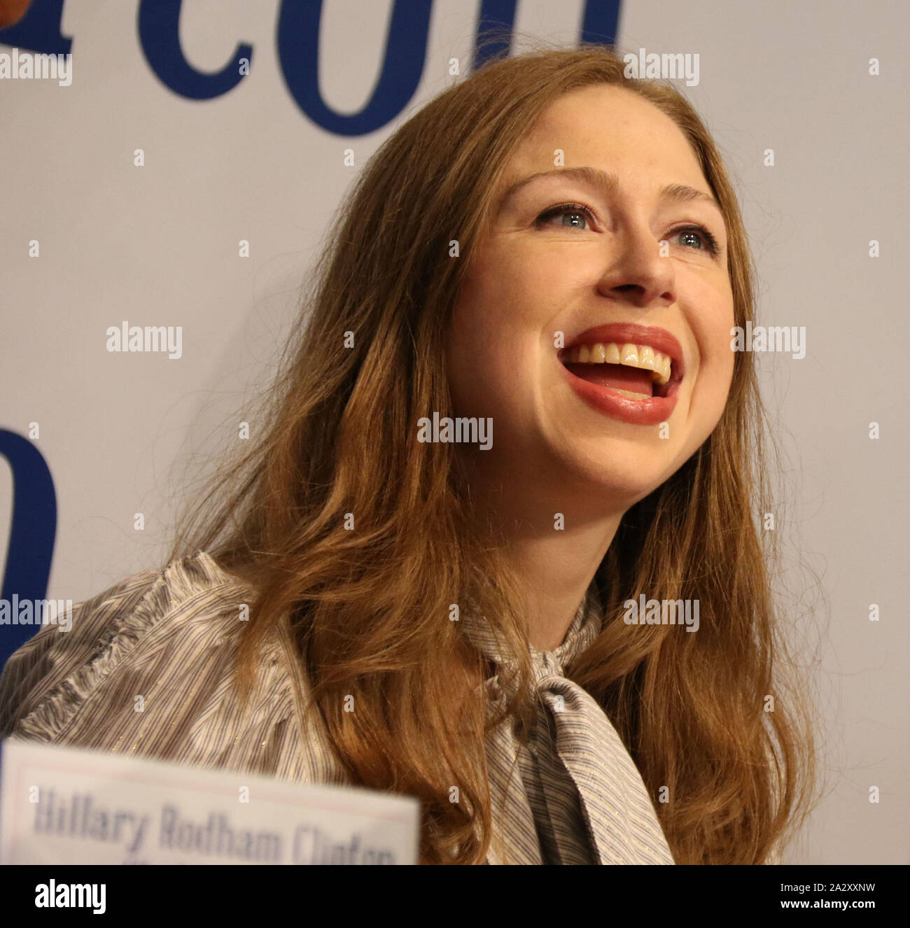 October 3, 2019, New York, New York, USA: CHELSEA CLINTON attends the ...