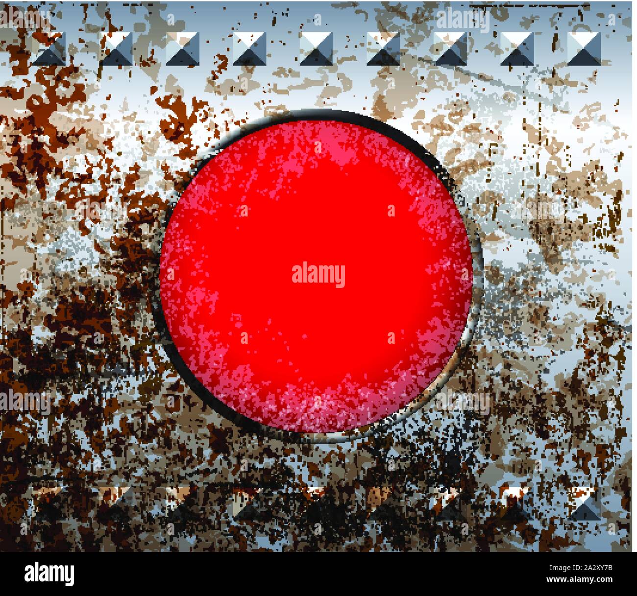 Rusty metal board Stock Vector Images - Alamy