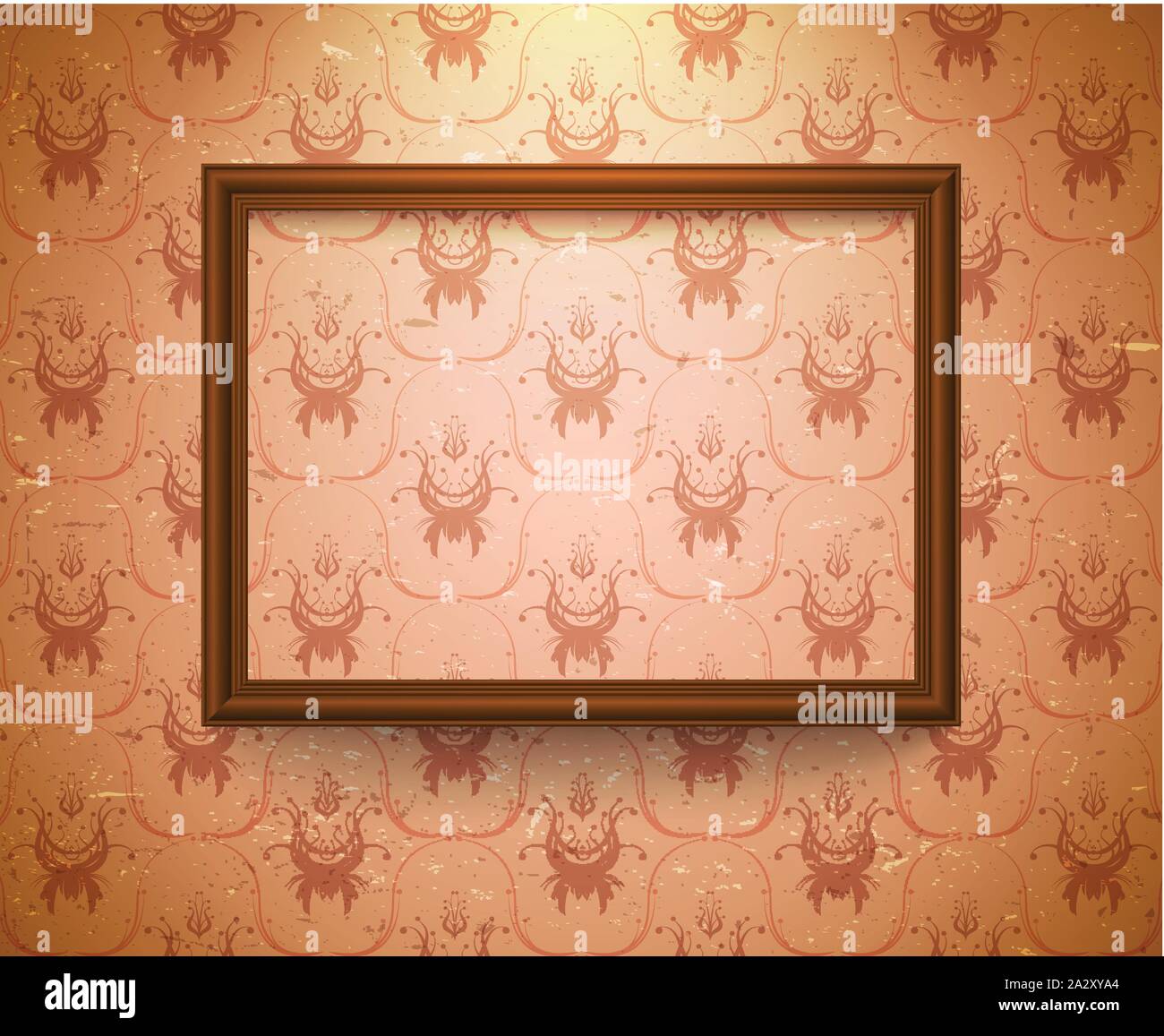 Horizontal image empty room Stock Vector Images - Alamy