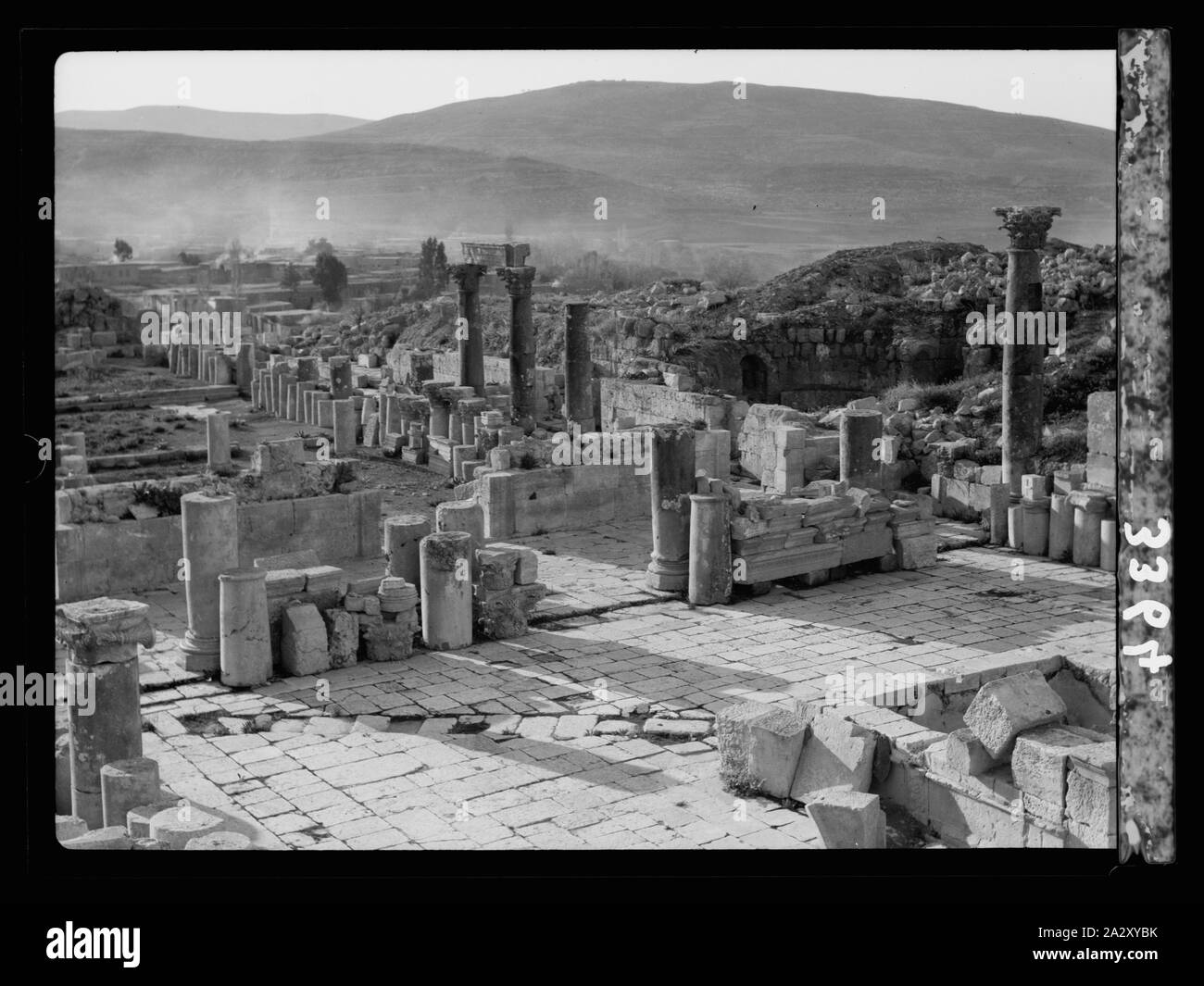 Ruins of Jerash (Gerasa). Jerash. Church of St. Theodore. The west ...