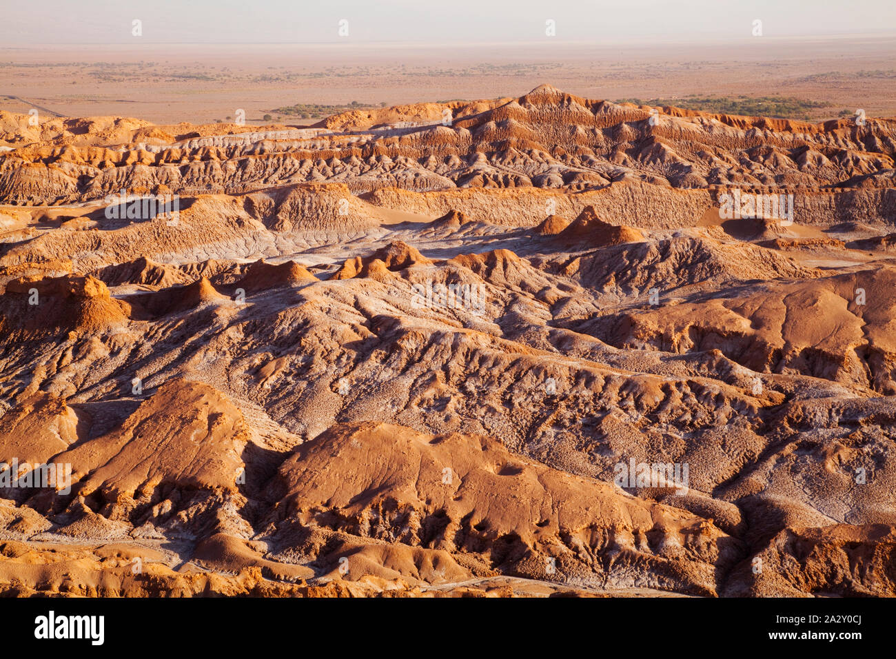 Sunset at Valle de la Luna, Atacama Desert Stock Photo - Alamy