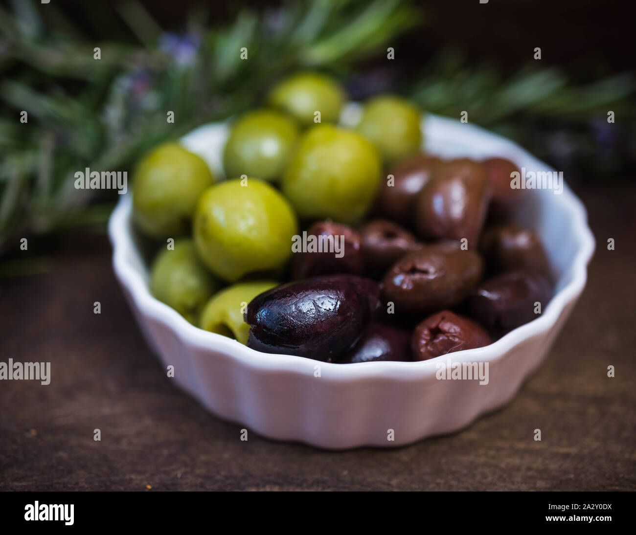 Nutritious Organic Food Olives Appetizer Snacks Stock Photo - Alamy