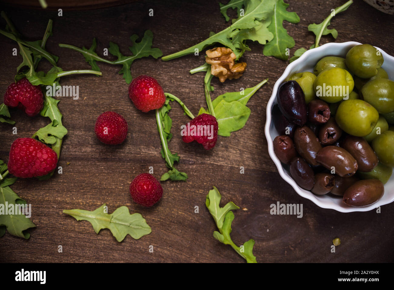 Nutritious Organic Food Appetizer Snacks Stock Photo - Alamy