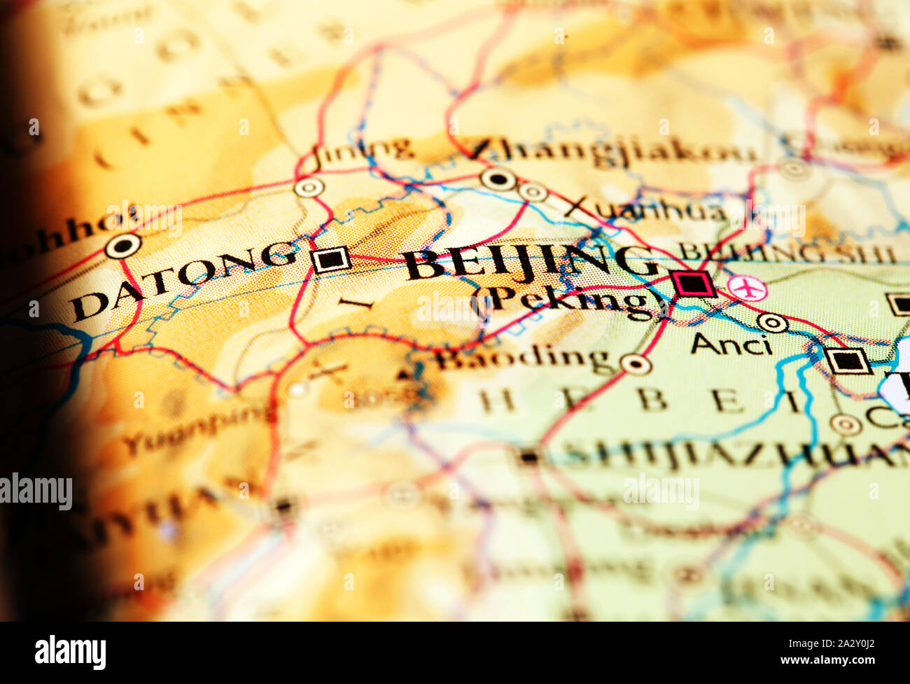 Beijing On Map India