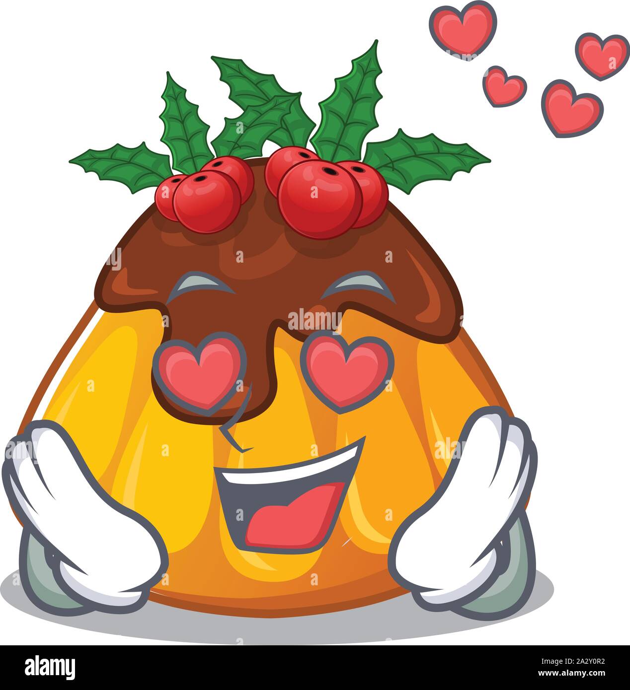 Plum pudding cartoon Cut Out Stock Images & Pictures - Alamy