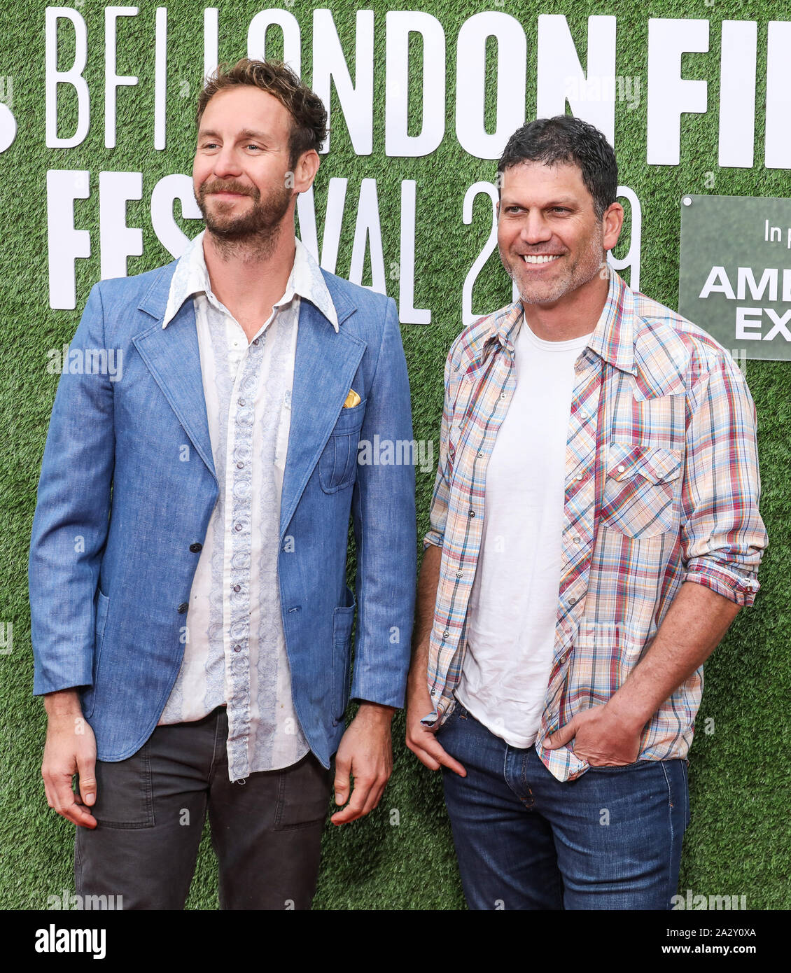 London, UK. 03rd Oct, 2019. Tyler Nilson and Michael Schwartz attend ...