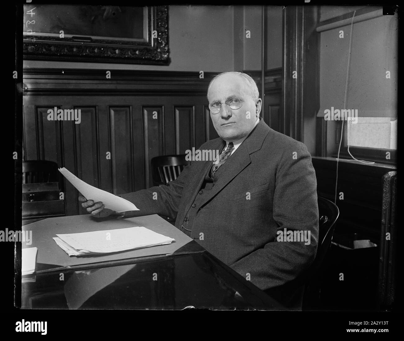 Rush D. Simmons, born 1865. Chief Post Office Inspector Stock Photo - Alamy