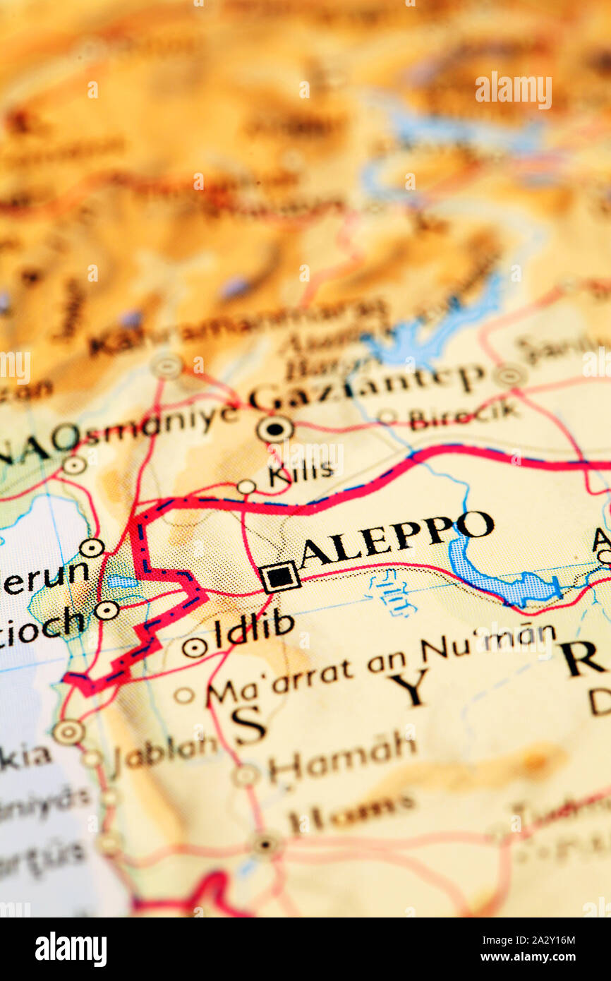 Map of aleppo hi-res stock photography and images - Alamy