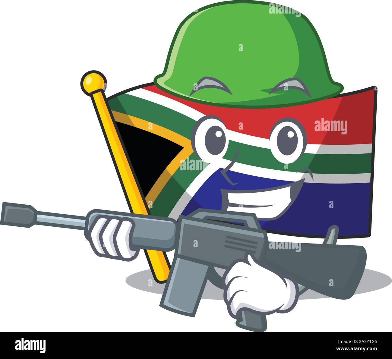 Army flag south africa on a character Stock Vector Image & Art - Alamy