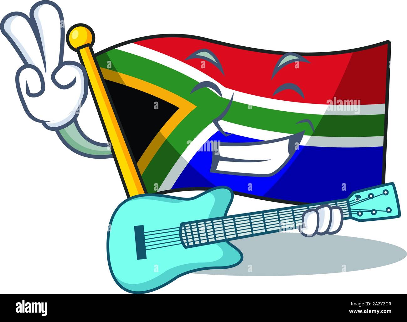 Africa guitar Stock Vector Images - Alamy