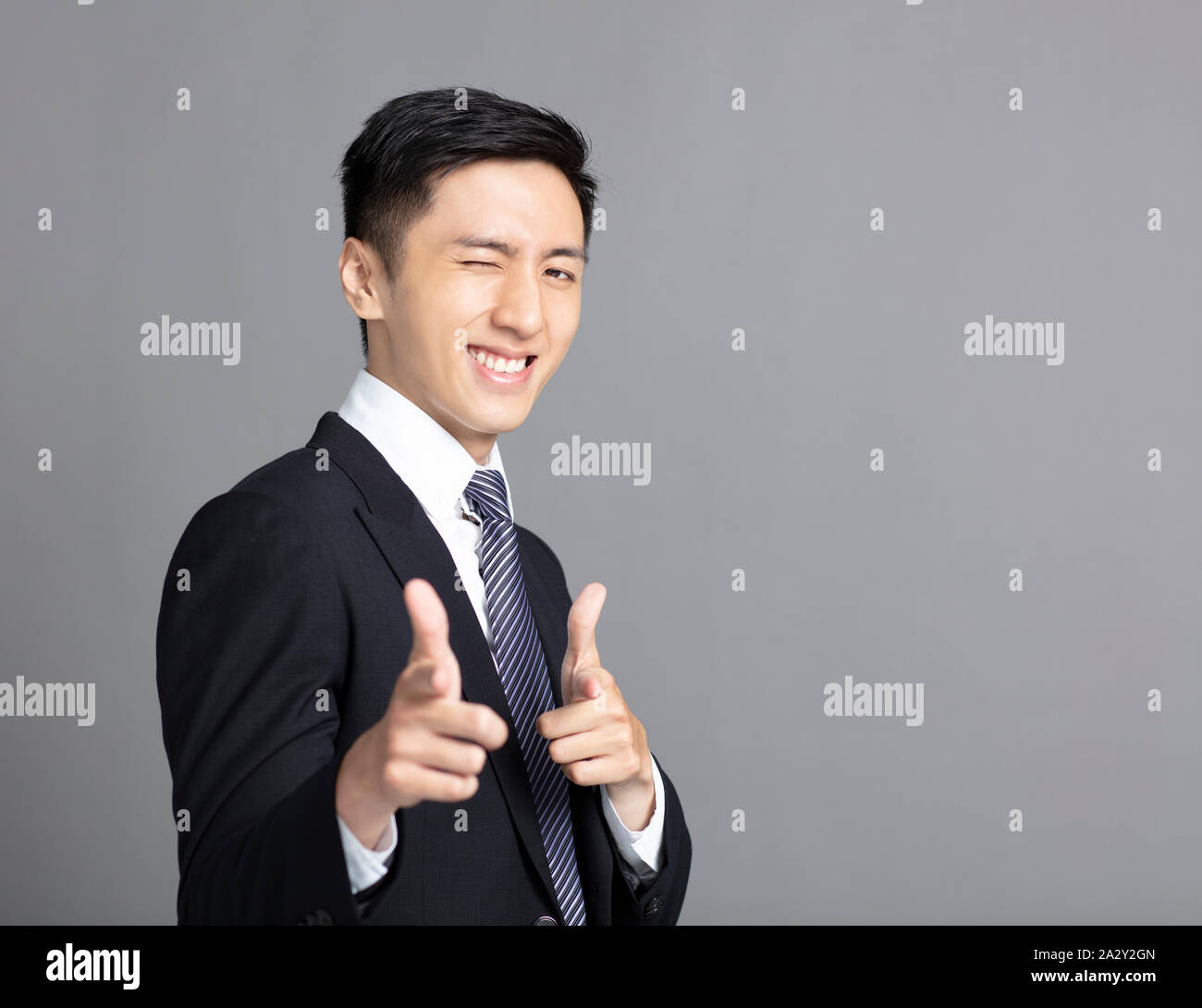 Portrait of charming successful young business man Stock Photo - Alamy