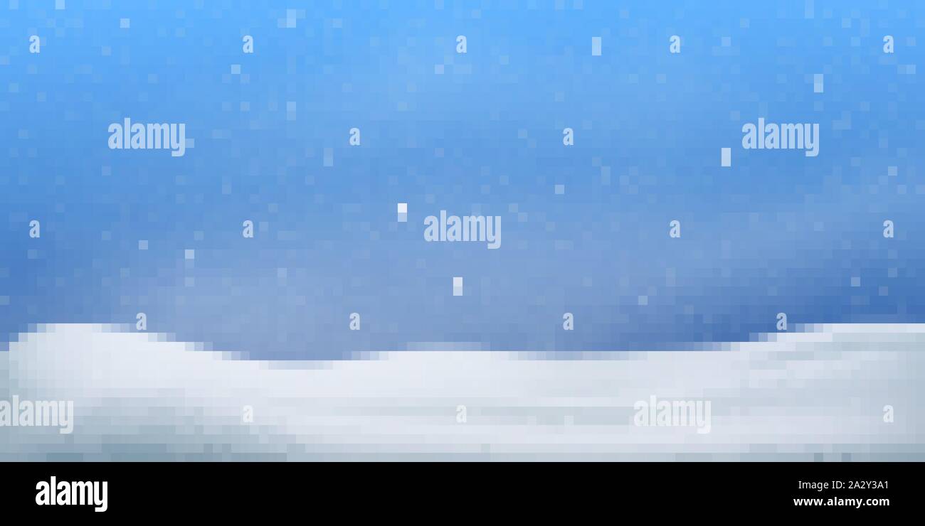 Snow winter background. Snowfall, snowflakes in different shapes ...